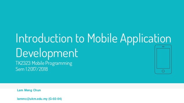 Mobile Application Development Using Android Lecture Notes